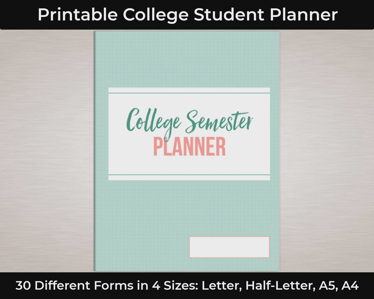 College Student Planner Printable – Thrive Planners